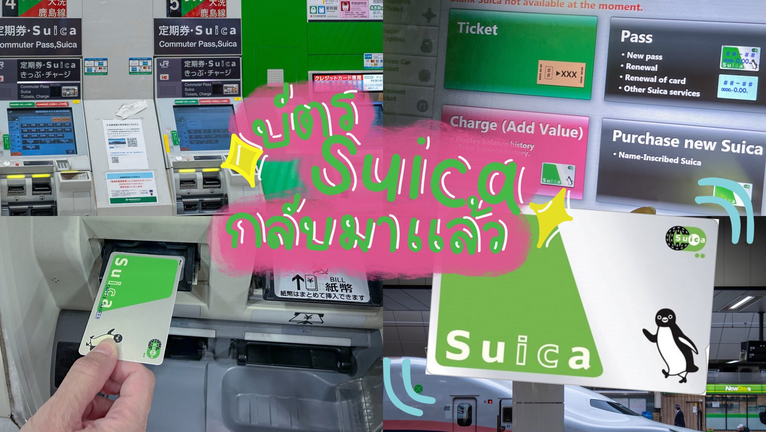 บัตร Suica(IC Card) กลับมาขายแล้ว! อัปเดตสถานะบัตร Suica ในปี 2024